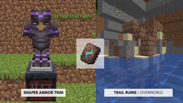 Minecraft Armor Trims - List of Locations, Recipes and More